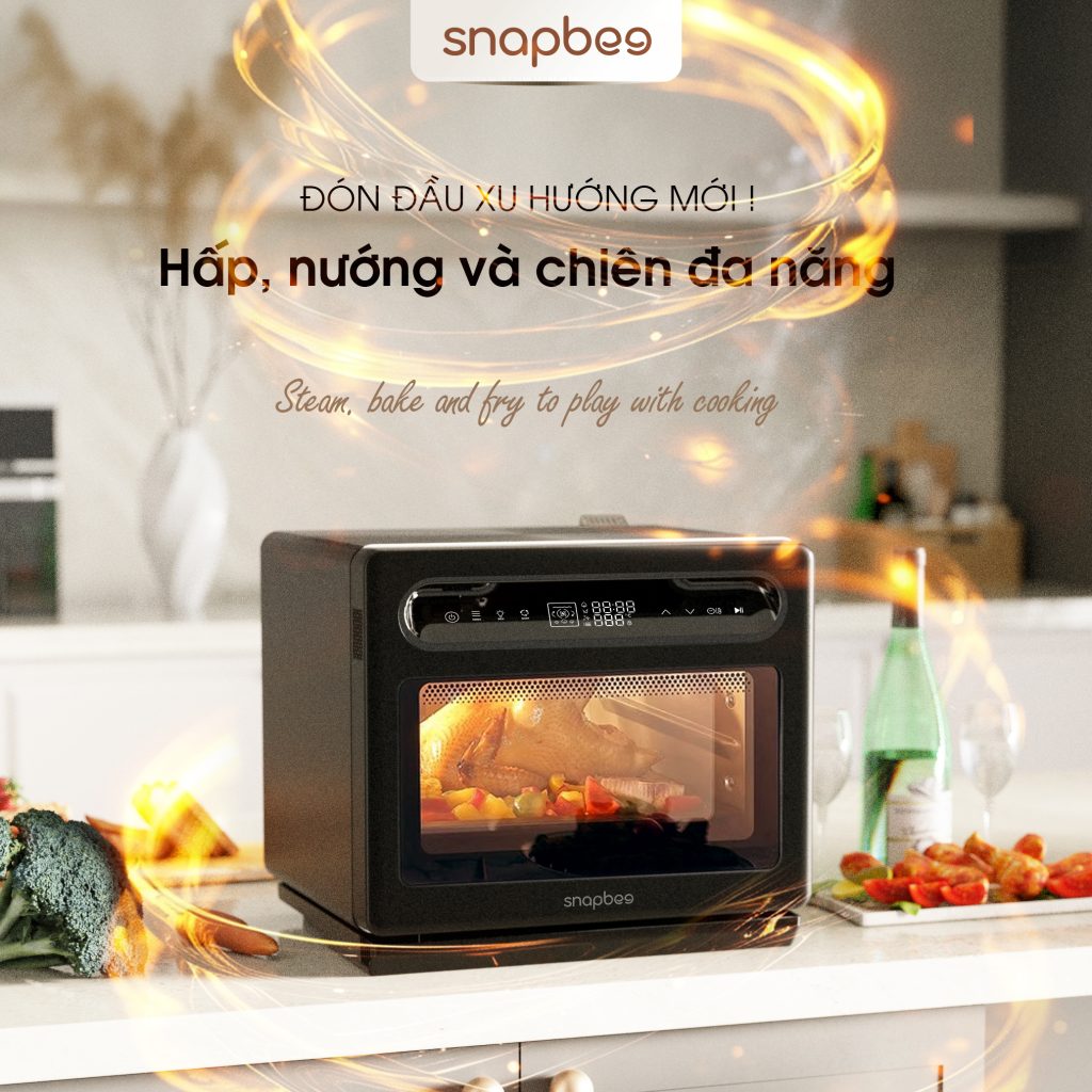 Nồi Chiên Hấp Đa Năng SnapBee SF20 PRO – Dung Tích 20 Lít – Inox 304 và ...