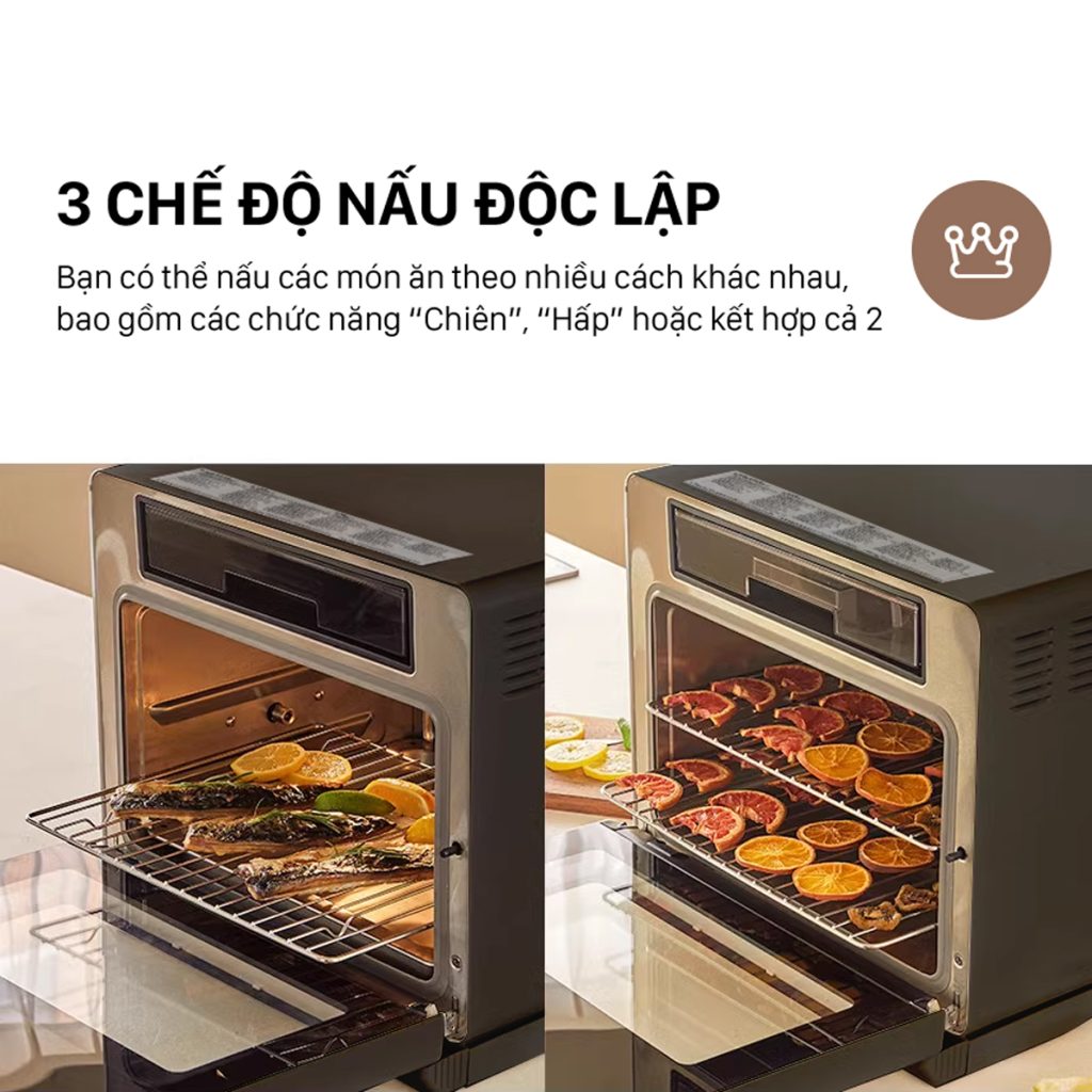 Nồi Chiên Hấp Đa Năng SnapBee SF20 PRO – Dung Tích 20 Lít – Inox 304 và ...