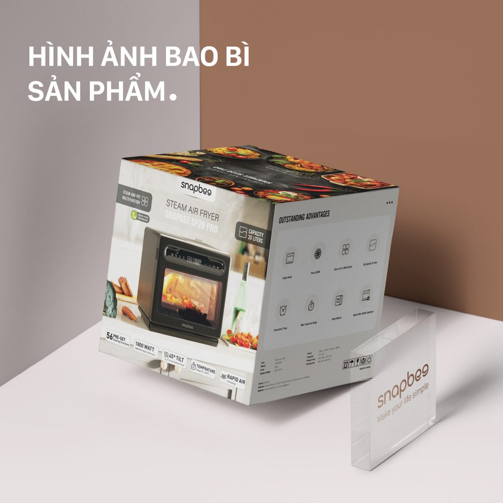 Nồi Chiên Hấp Đa Năng SnapBee SF20 PRO – Dung Tích 20 Lít – Inox 304 và ...