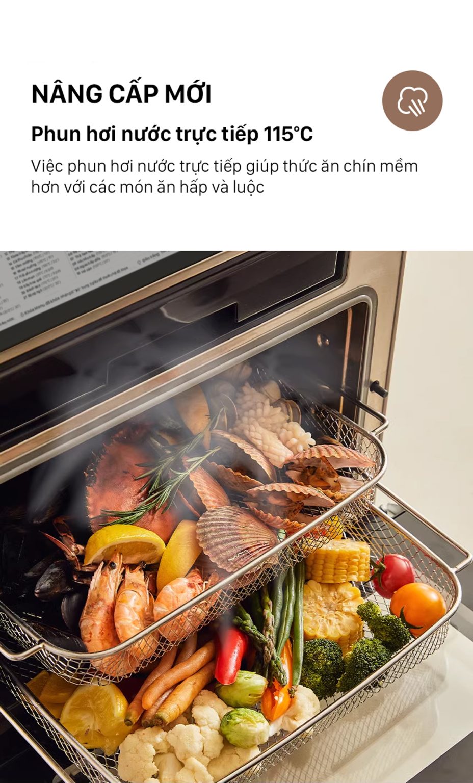 Nồi Chiên Hấp Đa Năng SnapBee SF20 PRO – Dung Tích 20 Lít – Inox 304 và ...